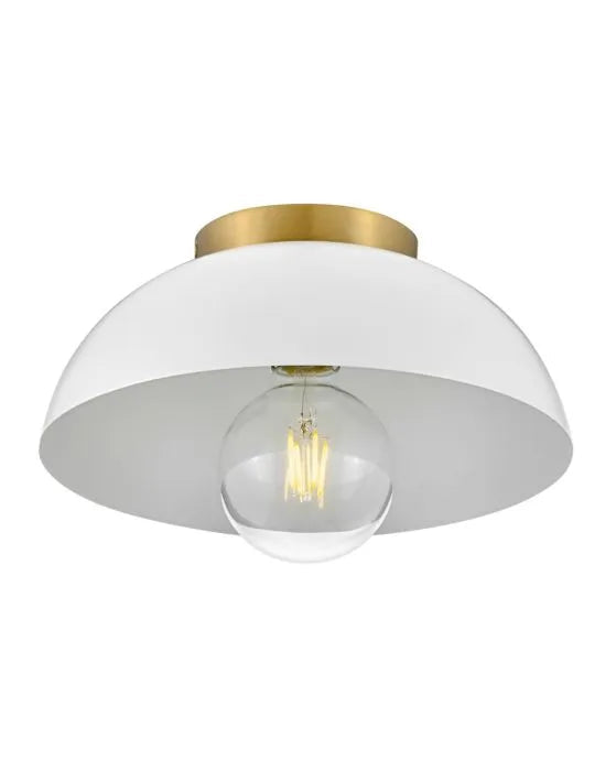 Stu 1L Small Flush mount - 83301MW - Vogue Lighting