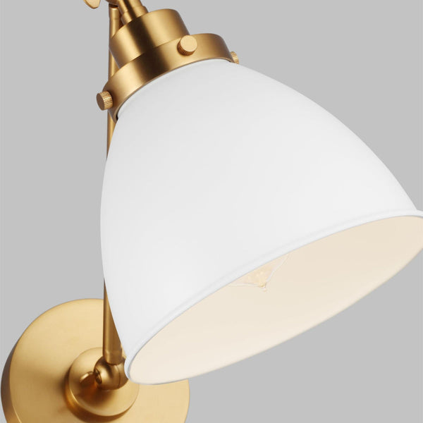 Wellfleet 1L wall sconce - CW1131MWTBBS - Vogue Lighting