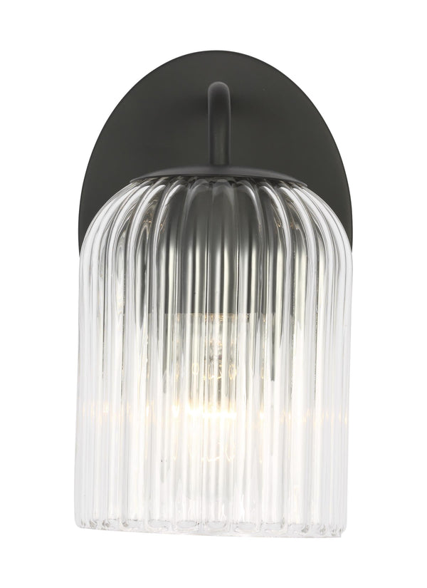 Eisele 1L Wall Sconce - GLV1131MBK - Vogue Lighting